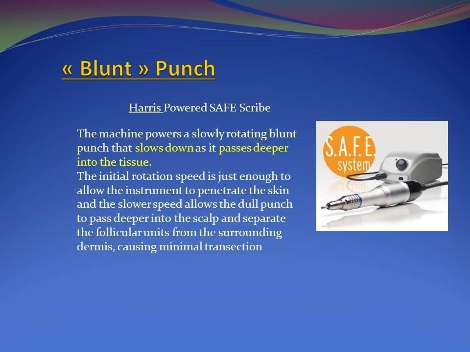 The difference between Dull and Sharp Punches. | Hair loss Forum - Hair ...